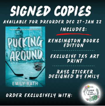 Win a Signed Copy of Pucking Around by Emily Rath | The Romance Studio