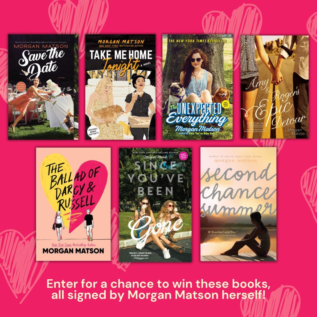 Morgan Matson's May Sweepstakes | The Romance Studio